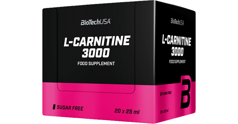 BioTech USA L-Carnitine Ampoule 3000 mg 20 x 25 ml | BodyWorld.eu
