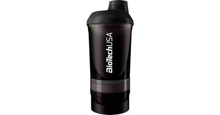 BioTech USA Shaker WAVE + 600 ml + 350 ml | BodyWorld.eu
