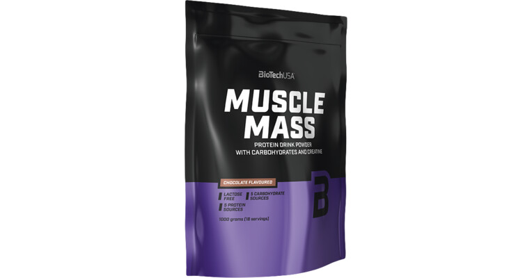 BioTech USA Muscle Mass 1000 g | BodyWorld.eu