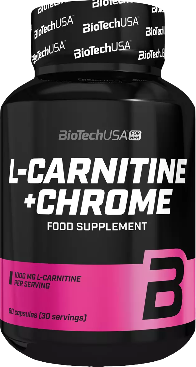 BioTech USA L-Carnitine + Chrome For Her 60 kapsúl | BodyWorld.sk