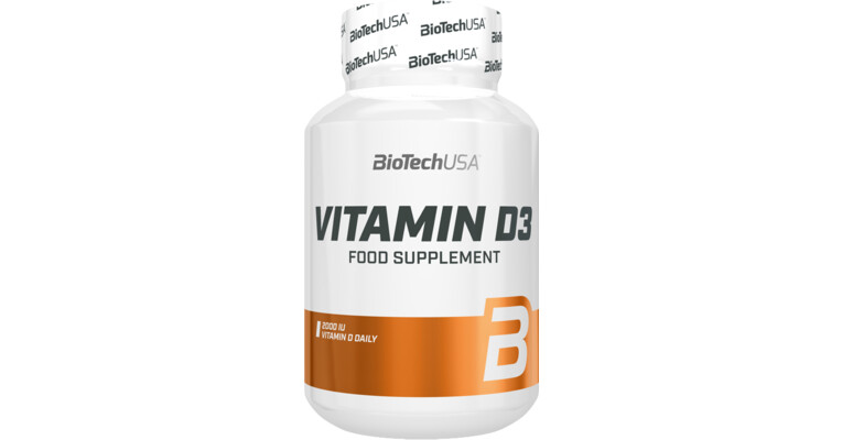 BioTech USA Vitamin D3 120 tablets | BodyWorld.eu