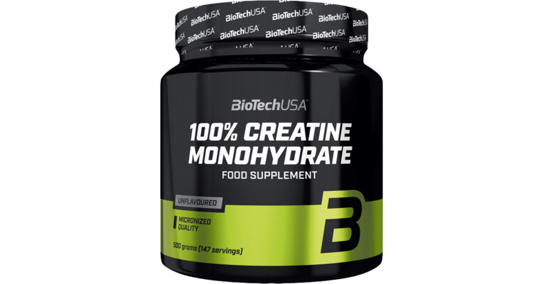 BioTech USA 100% Creatine Monohydrate 500 g | BodyWorld.eu