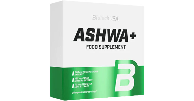 BioTech USA Ashwa+ 30 kapsler | BodyWorld.eu