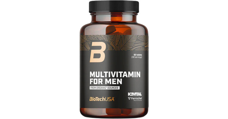 BioTech USA Multivitamin For Men From Organic Sources 60 comprimate ...