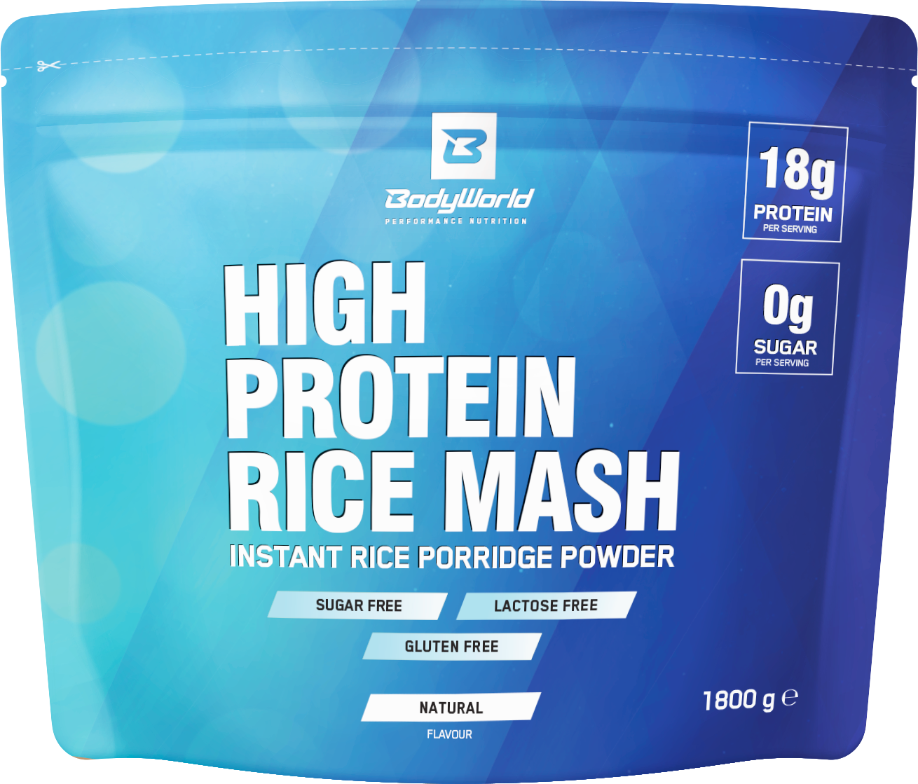BodyWorld High Protein Rice Mash 1800 g | BodyWorld.cz