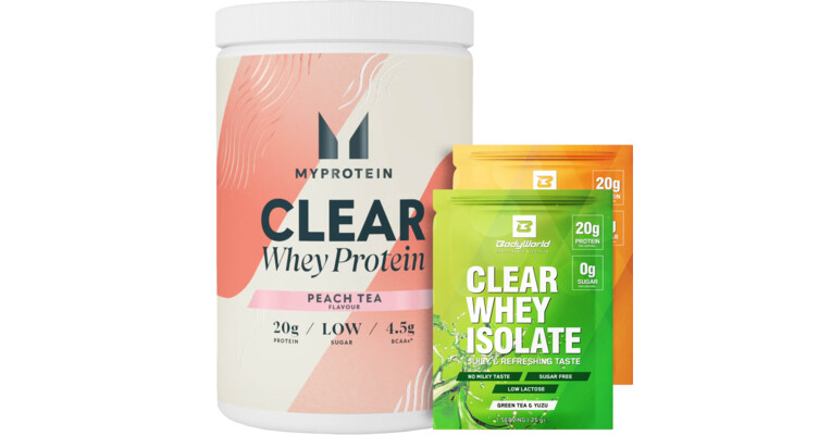 MyProtein Clear Whey Protein 500 g + 2x Clear Whey Isolate 25 g ZDARMA ...