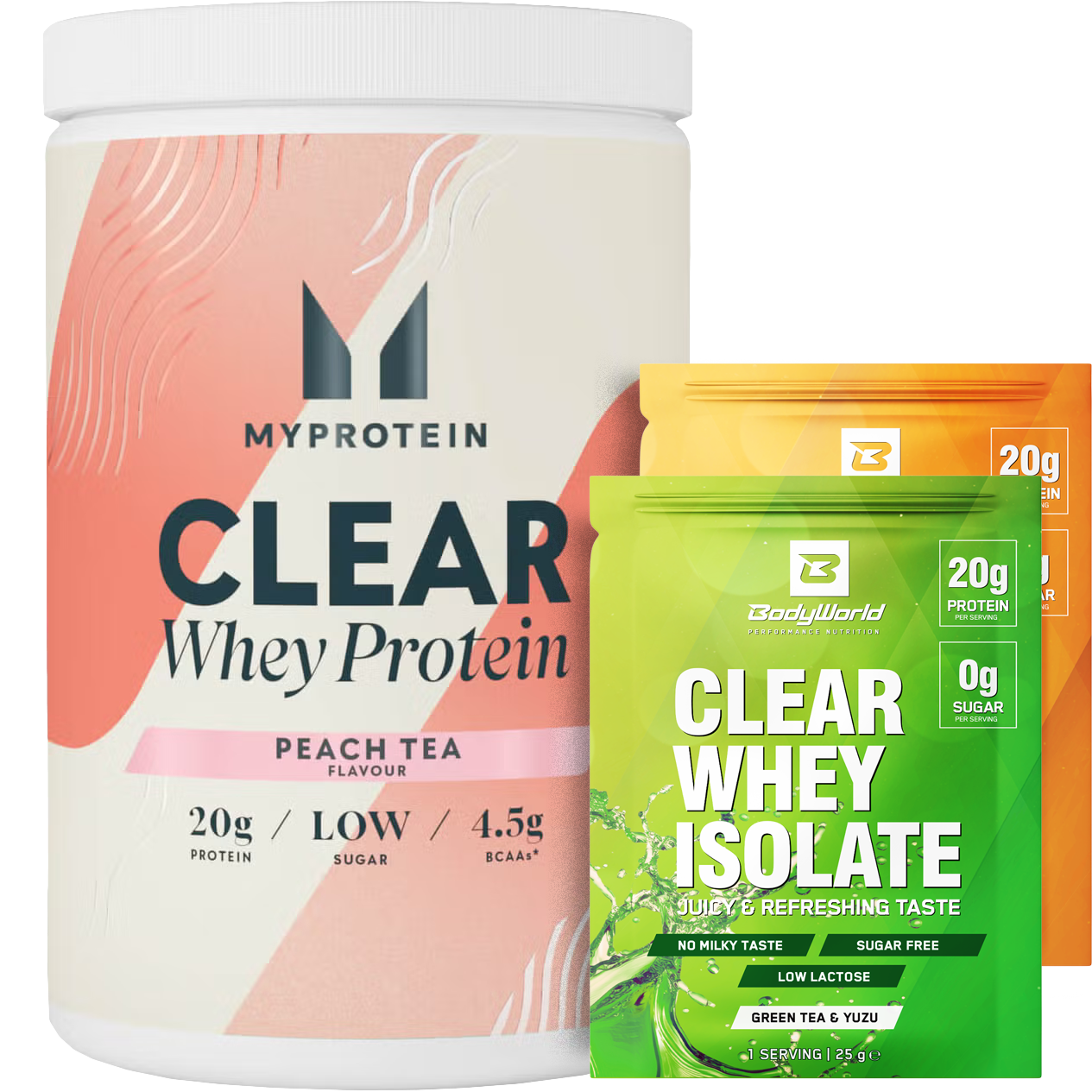 MyProtein Clear Whey Protein 500 g + 2x Clear Whey Isolate 25 g ZDARMA ...